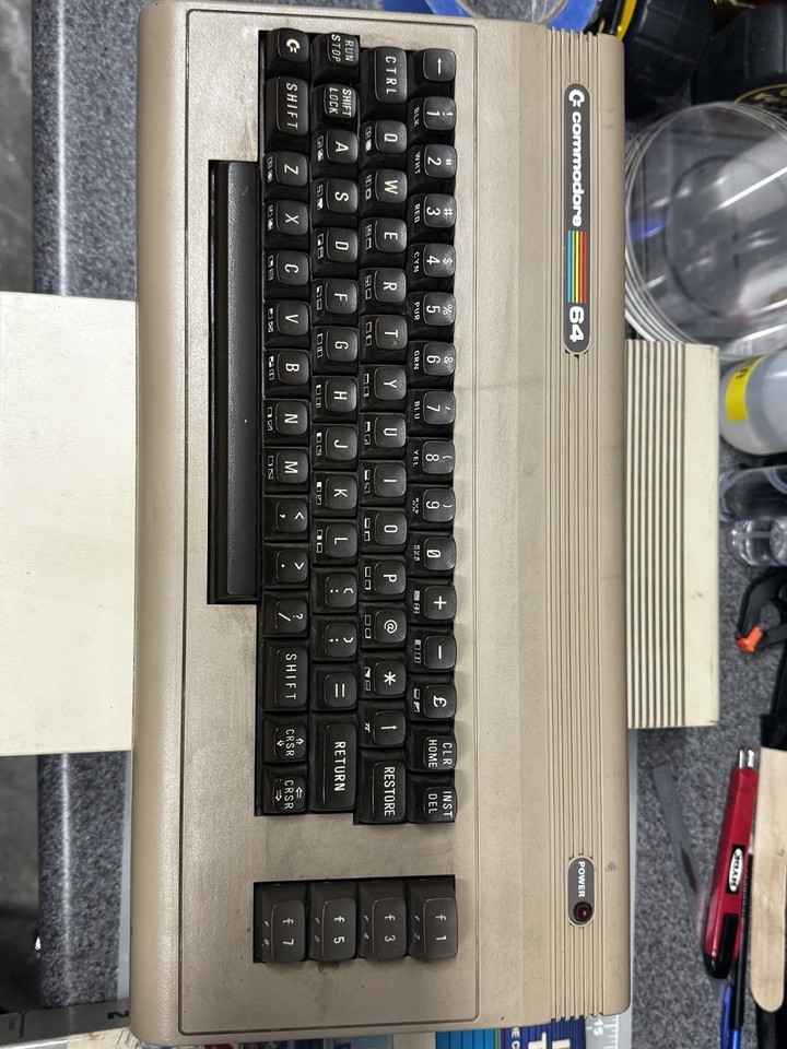 Commodore 64 C64 + 1541 Floppy Disk Drive + Intro To Basic/part 1 - No ...