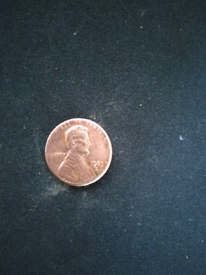 1985 d penny with flaw us small cent lincoin memorial not certified | eBay