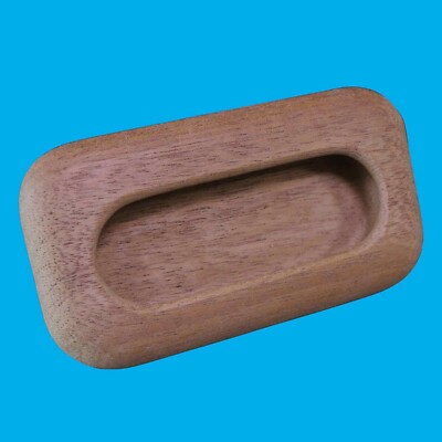 Wooden Oak Recessed Pull Handle 102mm, Cabinet Drawer, Kitchen Cupboard ...