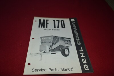 Gehl 280 320 Mixer Feeder Wagon Dealers Parts Book MFPA | eBay