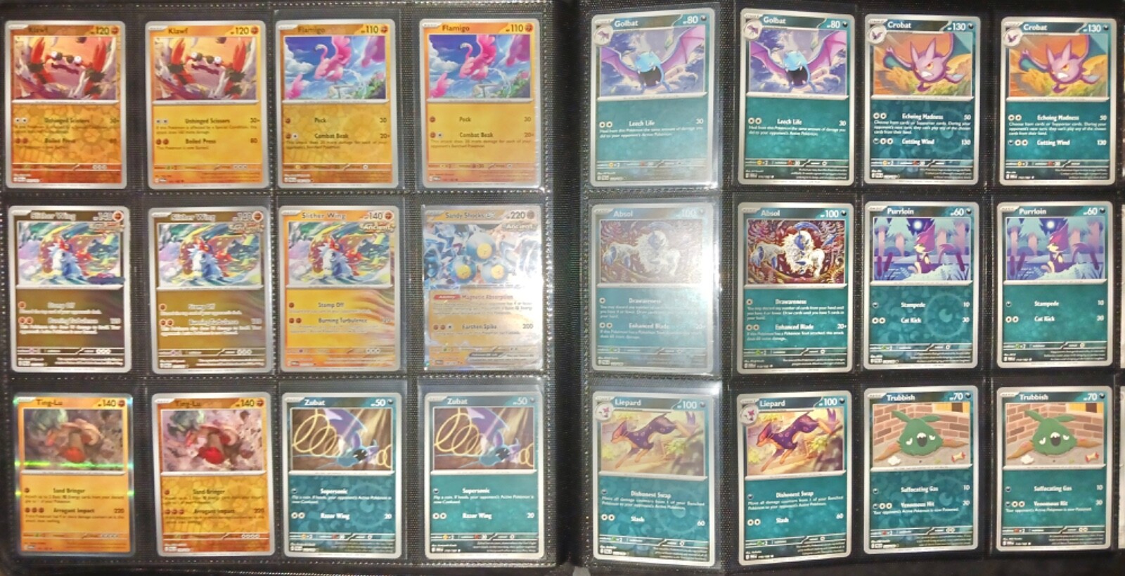 Pokemon paradox rift near complete set with vaultx binder | eBay