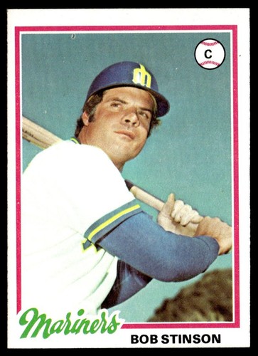 1978 Topps Baseball #396 Bob Stinson Seattle Mariners | eBay