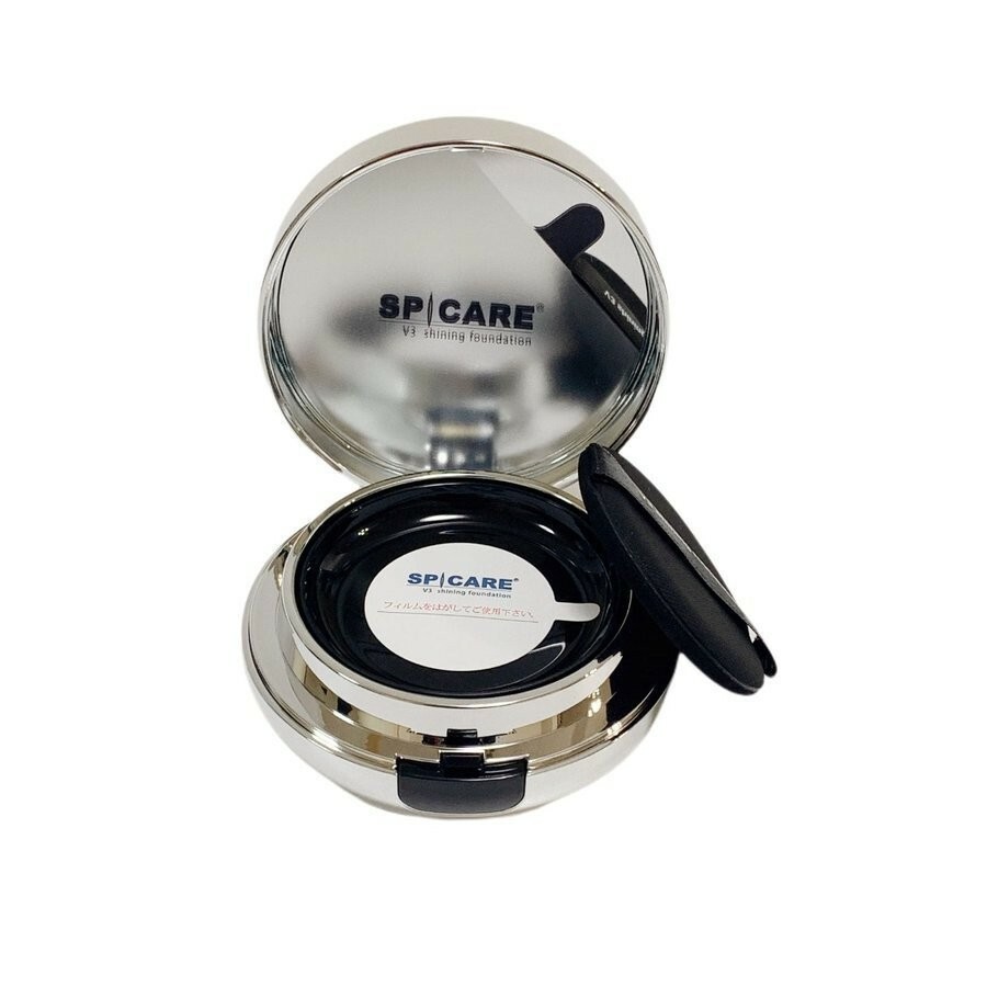 SPICARE V3 Shining Foundation Cushion Compact Glow SP Care 15g Full ...