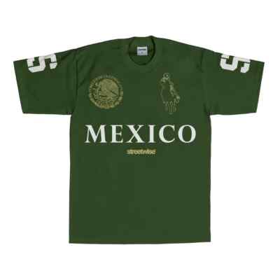 Streetwise Narco Polo T-Shirt - Mexico, Chicano Streetwear Tee Green | eBay