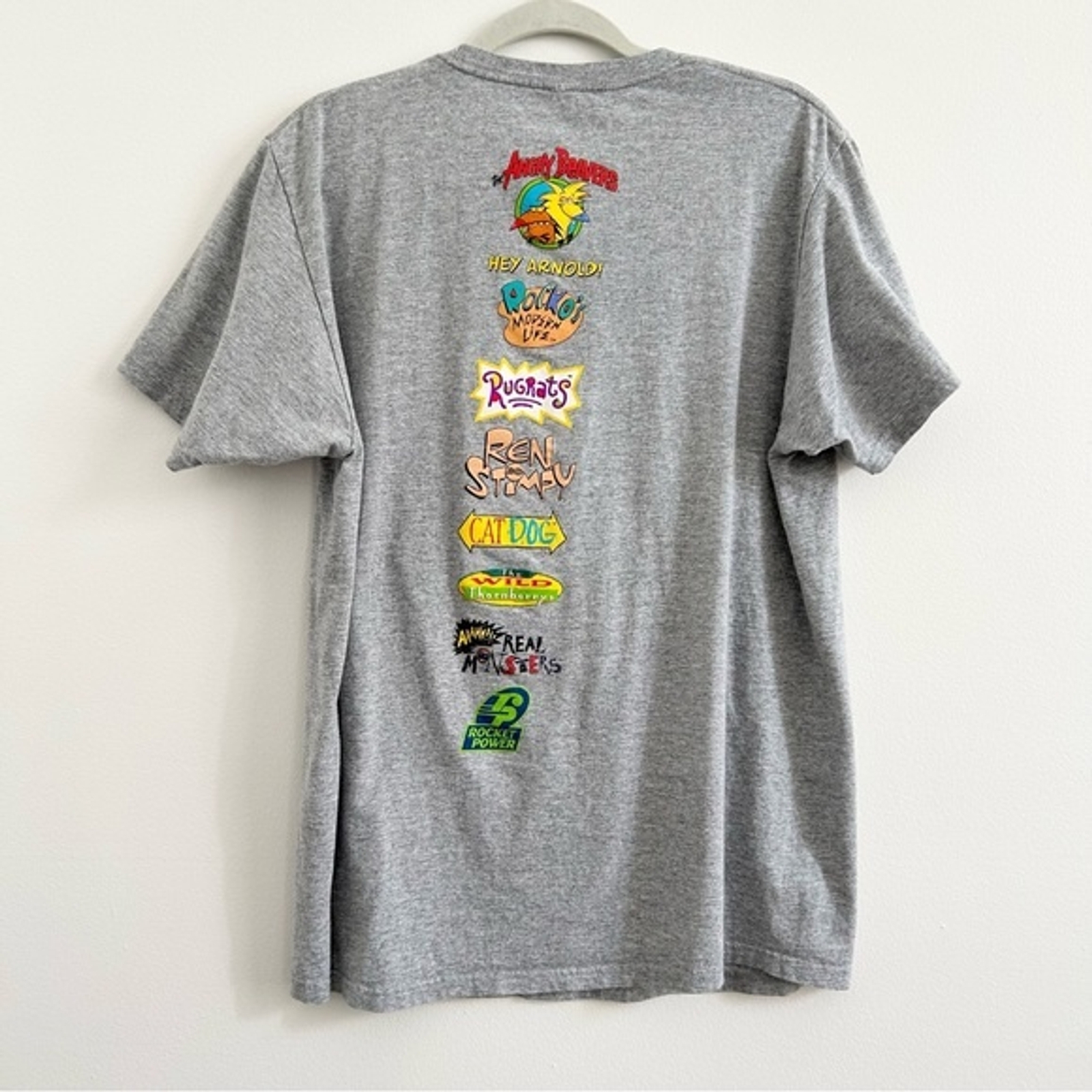 Nickelodeon 90s Cartoons Graphic Short Sleeve T-shirt… - Gem