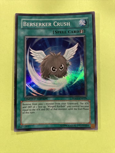 Berserker Crush HA01-EN029 N/Mint *Limited* Super Holo YUGIOH Cards | eBay