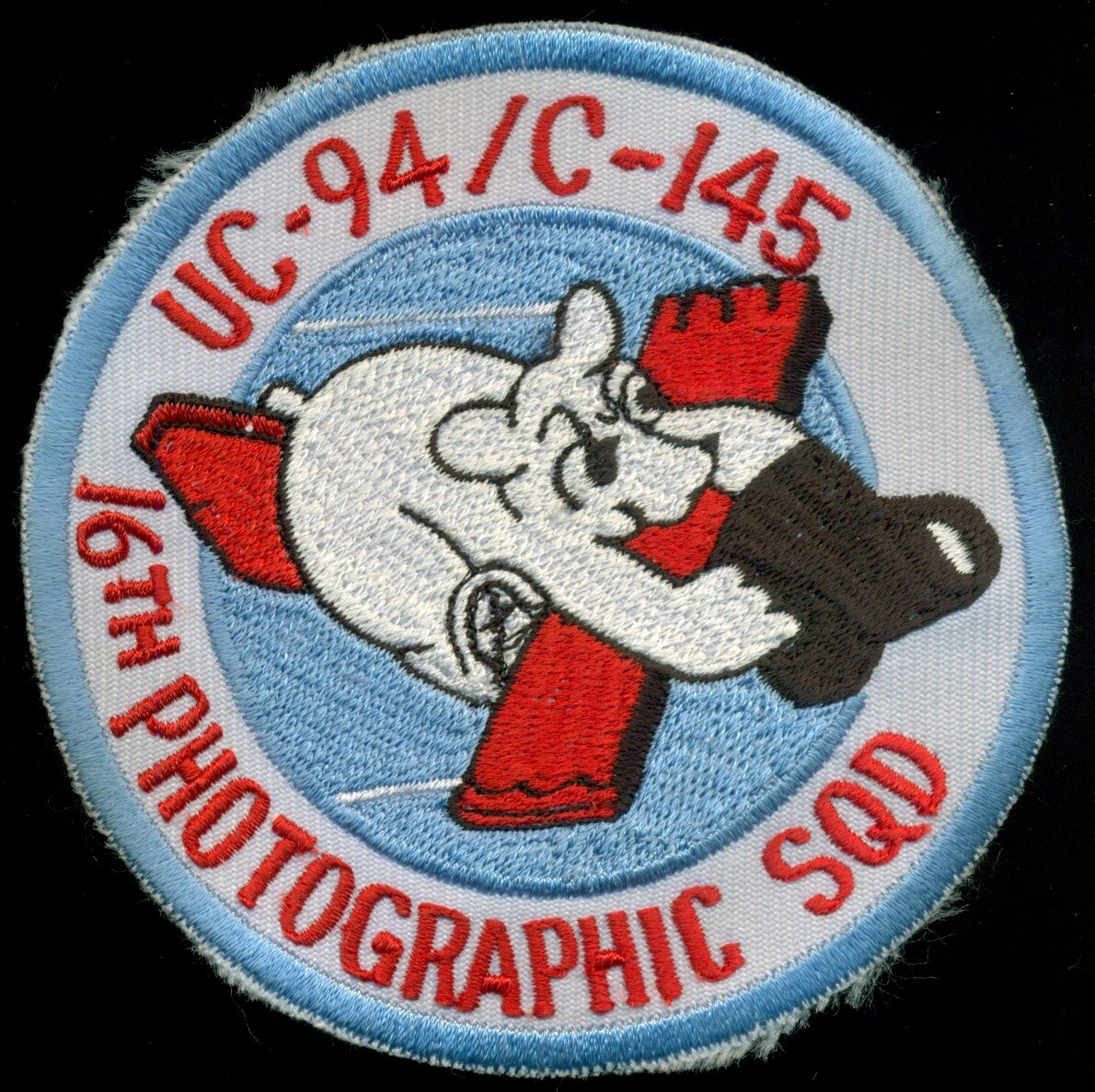 USAF 16th Photographic Squadron UC-94 C-145 Patch CC-1 | eBay