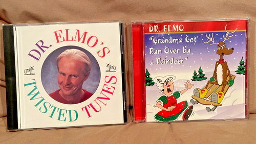 Lot of 2 Dr. Elmo CDs: Twisted Tunes & Grandma Got Run Over... mint ...