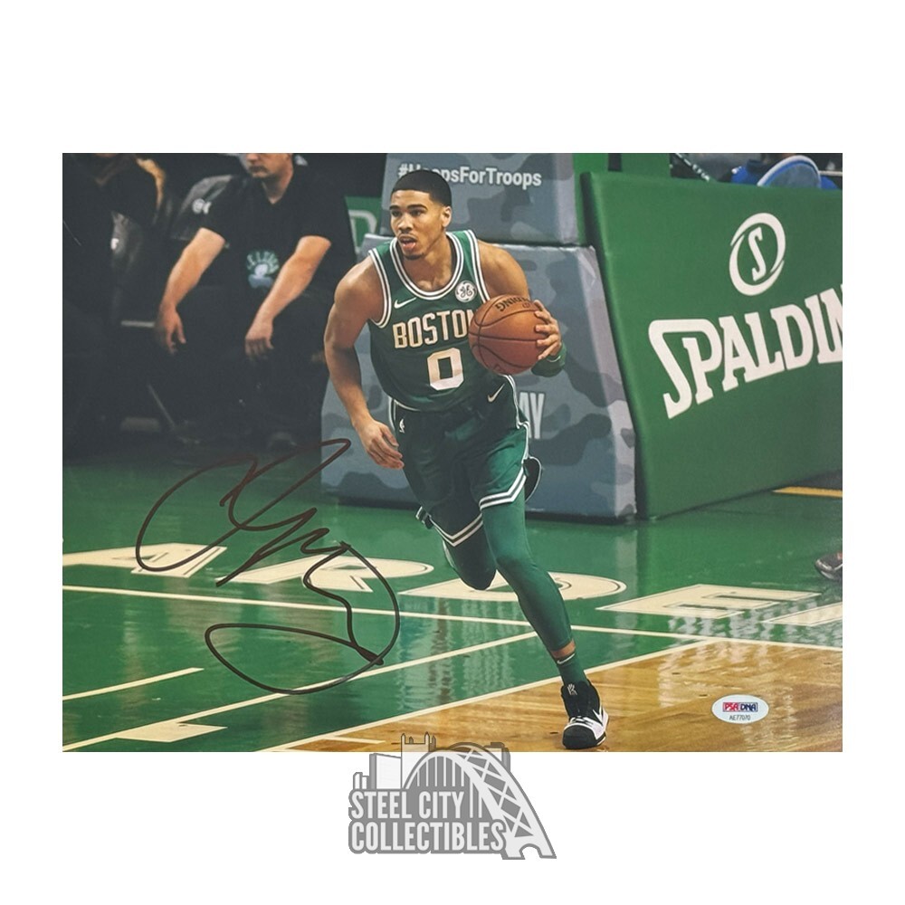 Jayson Tatum Autographed Memorabilia | Signed Photo, Jersey ...