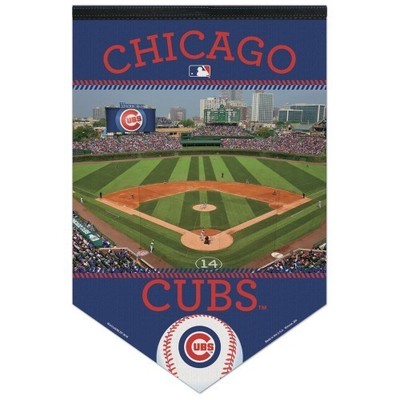 CHICAGO CUBS ~ Large Premium 17x26 Roll & Go Felt Banner Pennant ...