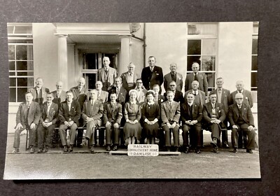 VINTAGE POSTCARD,UNIDENTIFED GROUP,RAILWAY CONVALESCENT HOME,DAWLISH ...