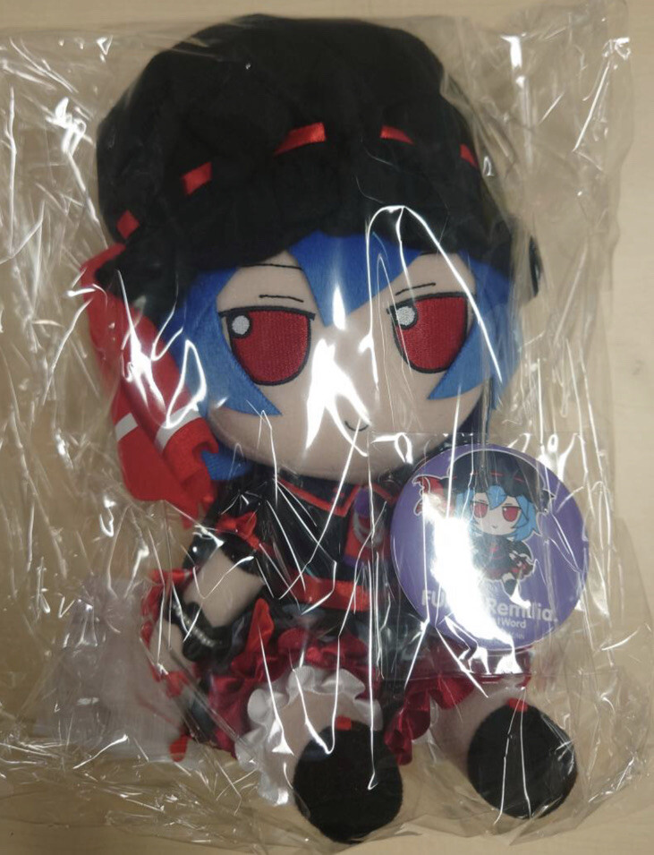 Touhou Project Fumo Fumo Remilia Scarlet Plush Doll Series 71 TinBadge ...