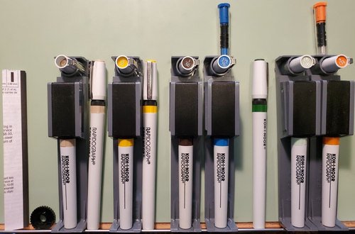 KOH-I-NOOR Rapidograph 3165 DCS-1 Rare Vintage Pen Module Sets Pens ...