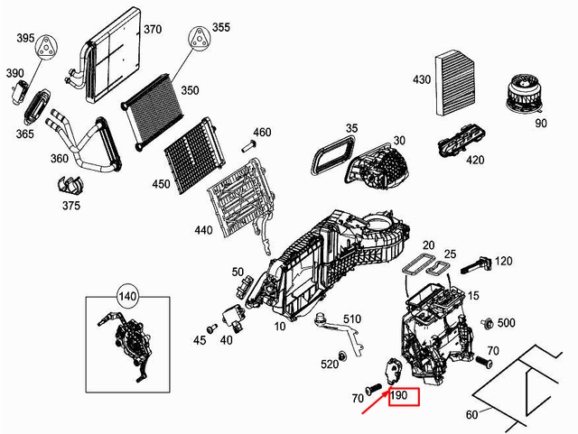 Mercedes-Benz A1699060100 for sale online | eBay