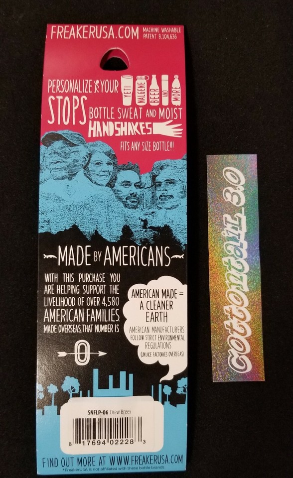 NEW Freaker USA Saints Drew Brees 9 Bottle Insulator Sleeve | eBay