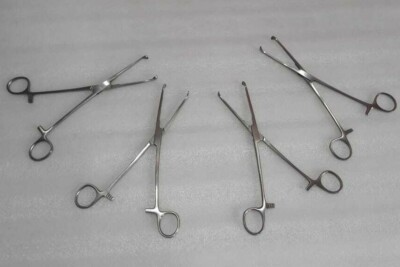 Laparoscopic Open Surgery Allis Forceps Scissors Instruments Set 8Inch ...