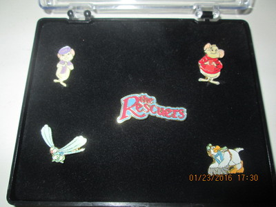 Disney's The Rescuers 5 Pin set New | eBay