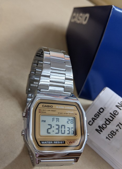 Casio Classic Men's A158wea-9 Digital Bracelet 33mm Watch for sale ...