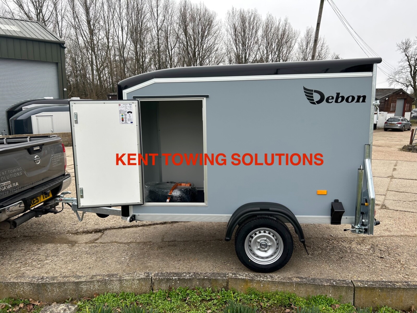 New Debon C255 Unbraked Tow Box Van Bike Quad Trailer 750KG MGW INC VAT ...