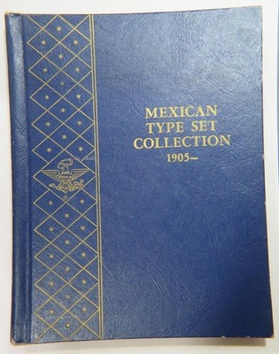 MEXICO TYPE SET PARTIAL COLLECTION WHITMAN ALBUMN CENTAVOS MIXED W ...