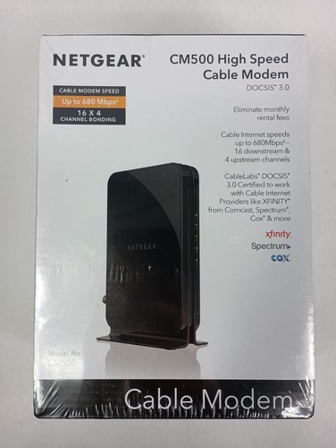 Netgear CM500 High Speed Cable Modem DOCIS 3.0 680 Mbps | eBay