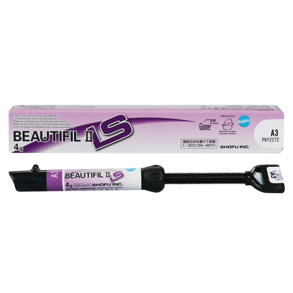 SHOFU Beautifil II LS Restorative Material Dental 4gm Syringe Radio ...