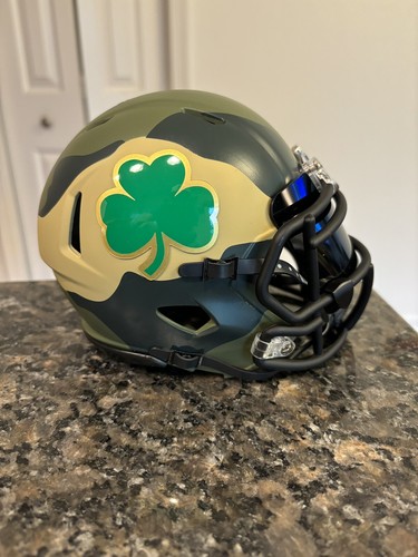 Notre Dame Fighting Irish Mini Football Helmet Camo Custom Concept ...