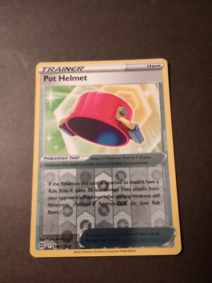 Pokemon Brilliant Stars Pot Helmet Reverse Holo Trainer 146/172 NM | eBay