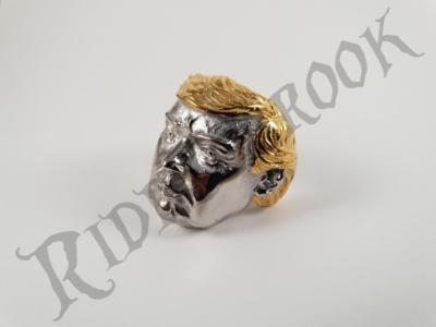 Stainless steel DONALD TRUMP ring President Make America great again ...