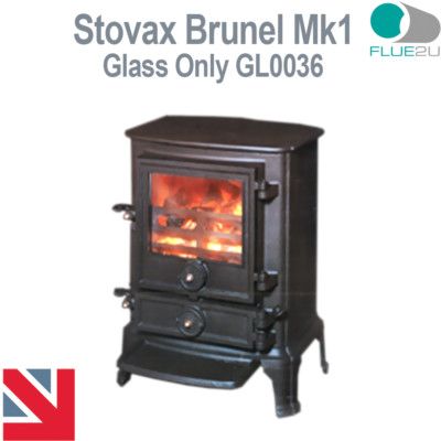 Stovax Brunel Mk1, Replacement Stove Glass Direct Heat Resistant Glass ...