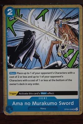 One Piece Card Game: "Ama no Murakumo Sword" (Foil) OP05-056 UC | eBay