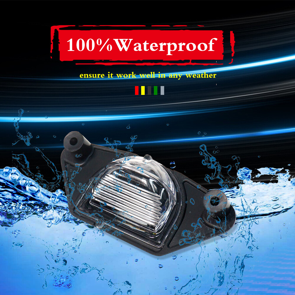 For Chevy Corvette/Impala/Monte Carlo Red LED License Plate Lights Tag ...