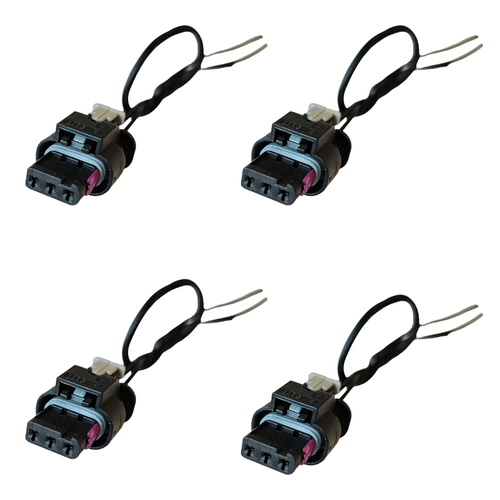 4x Ignition Coil Connector Fits Jaguar E-Pace F Type F-Pace XE XF 2017 ...