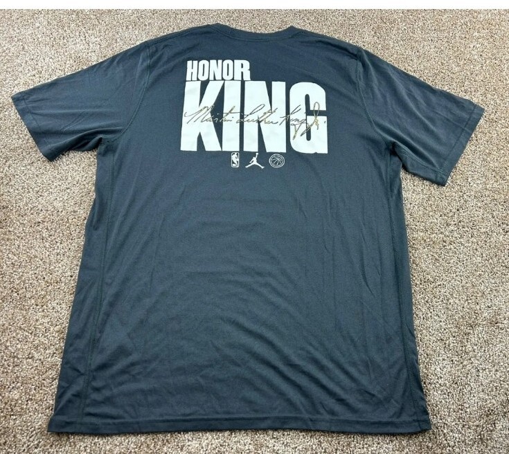 Nike T-Shirt Men's XL NBA Martin Luther King Jr Justice Black History ...