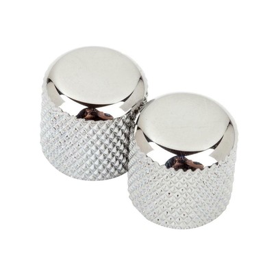 Fender Telecaster / Precision Bass Dome Knobs, Chrome, Set of 2 #0992056000 | eBay