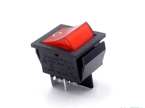 2X SOKEN RK1-01 Rocker Switches ON-OFF DPST Switch For Electric Cooker ...