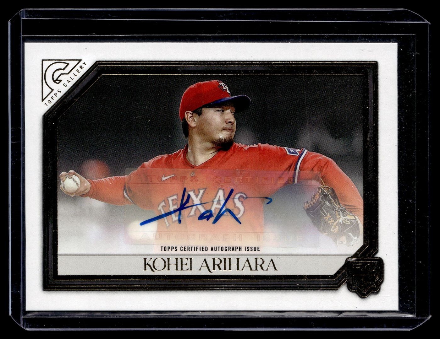 2021 TOPPS GALLERY ROOKIE AUTO KOHEI ARIHARA RANGERS | eBay