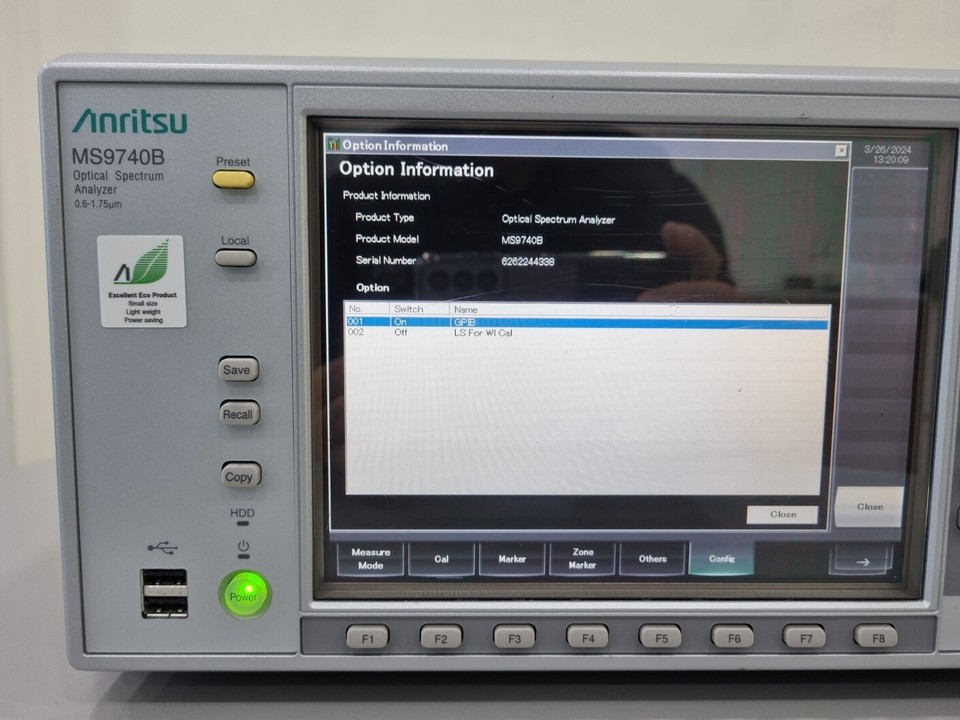 Anritsu MS9740B Optical Spectrum Analyzer | eBay