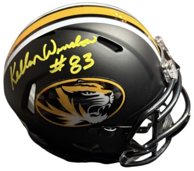 Missouri Tigers Kellen Winslow Signed Black Mini Helmet Beckett ...
