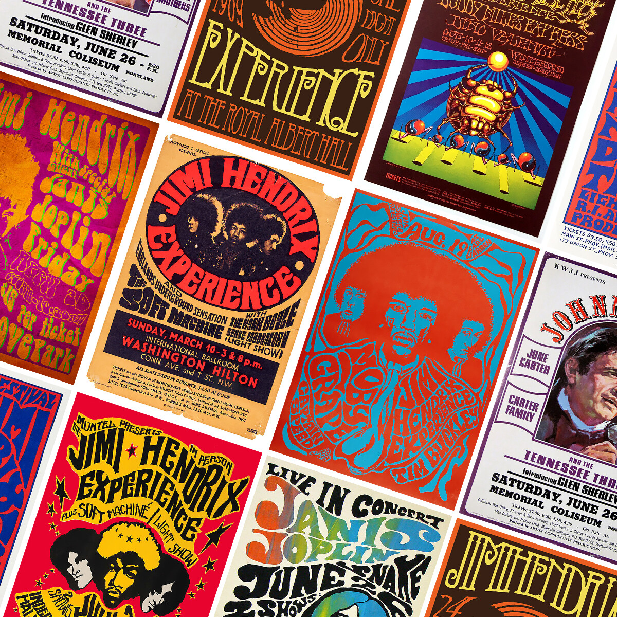 Jimi Hendrix Psychedelische Posters Jimi Hendrix Poster, Jimi Hendrix