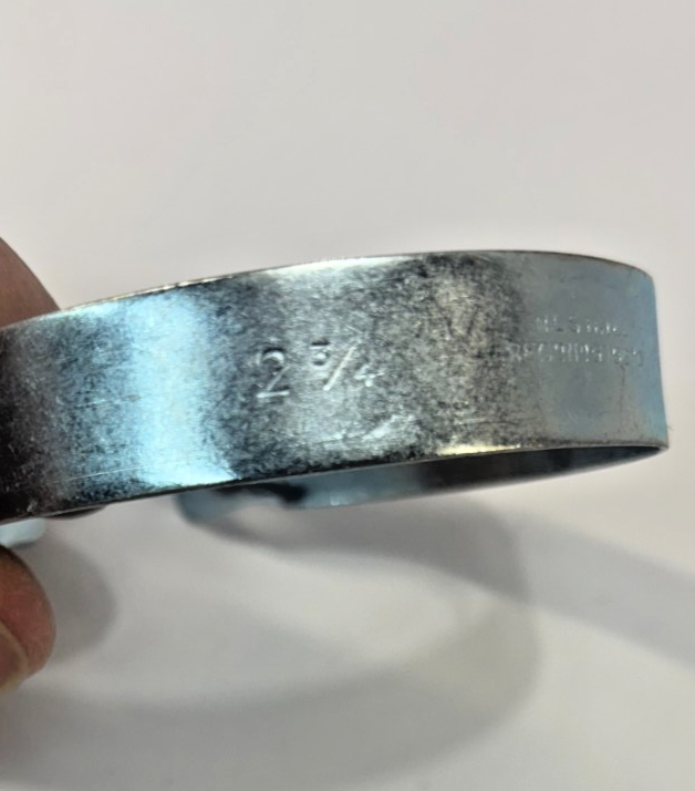 Original Air Manifold Clamp, NESTHILL 2 3/4", MGTB MGTC, MG TB TC ...