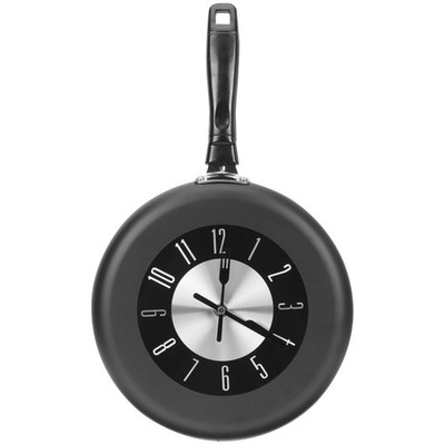 Frying Pan Wall Clock Hanging Clock Nordic Wall Clock Home Decor Wall ...