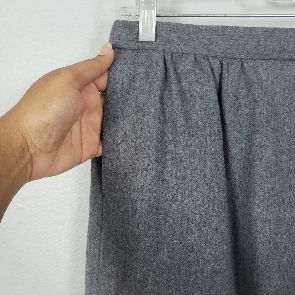 NWT VINTAGE PENDLETON 100% Virgin Wool Pencil High Waist Side Pockets ...