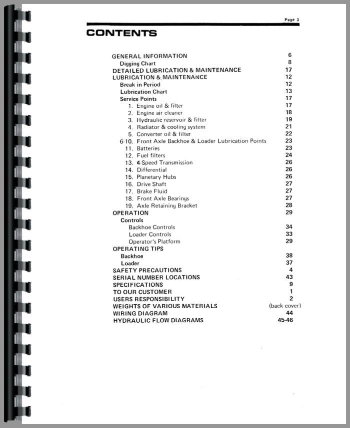 Allis Chalmers 816B Tractor Loader Backhoe Operators Manual AC-O-816B ...