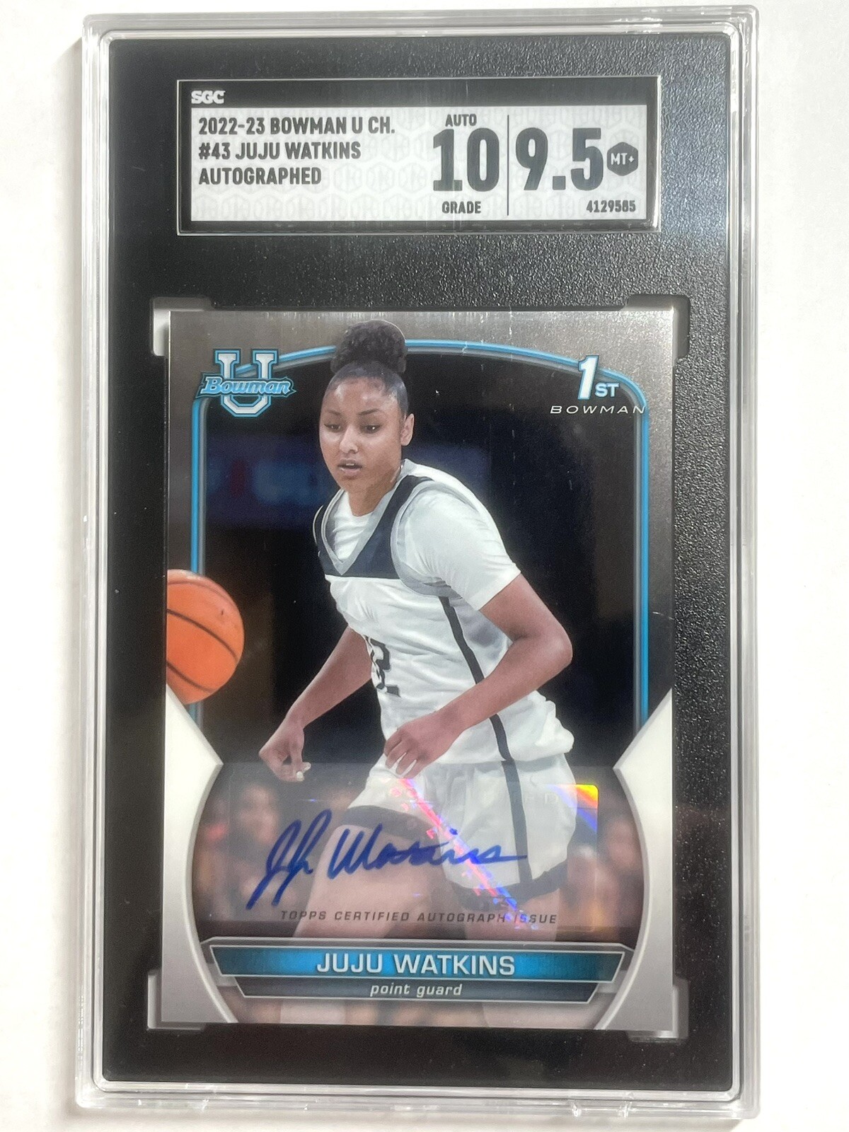 JUJU WATKINS 2022-23 Bowman University Chrome 1st Prospect Auto ...