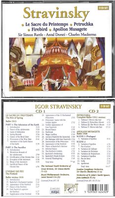 Stravinsky The Great Ballets Simon Rattle Antal Dorati Chas Mackerras 2 CDs VG | eBay