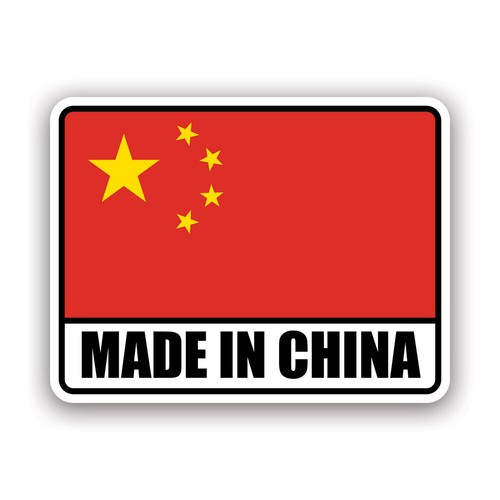 Made in China Sticker Decal - Weatherproof - chinese republic of ch ...