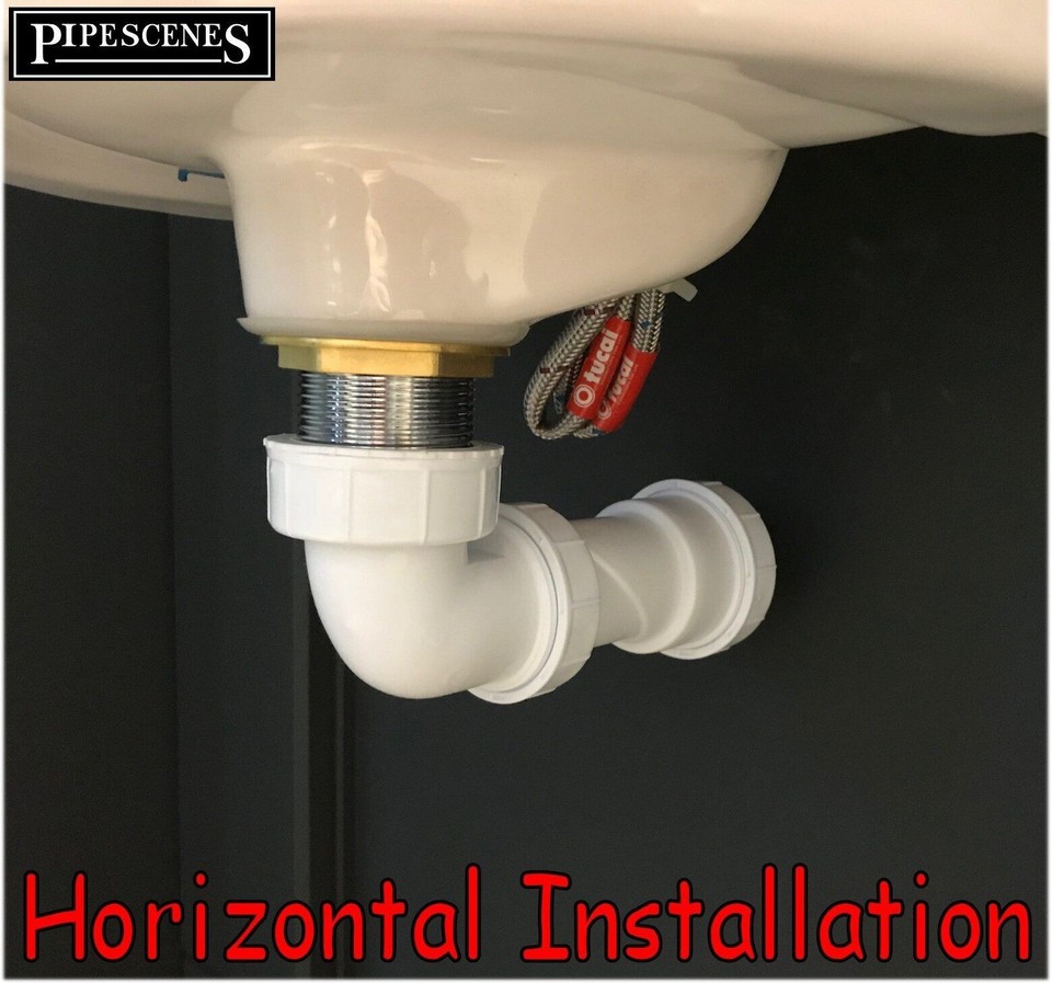 Universal Waterless Waste Trap 32mm 40mm Basin Bath Sink Shower Kitchen ...