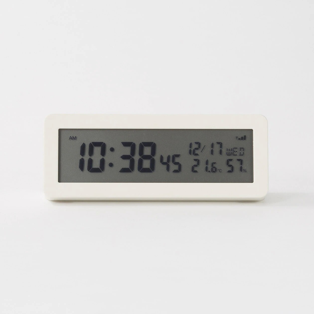 MUJI Digital Radio Clock (with loud alarm function) MJ-RDCLA(W) 1 White ...