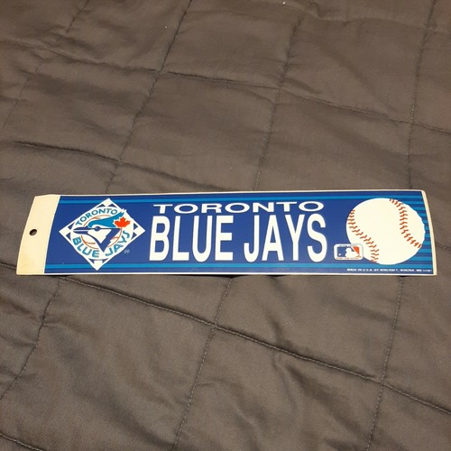TORONTO BLUE JAYS Vintage Team Bumper Sticker (1990's) Decal Strip | eBay